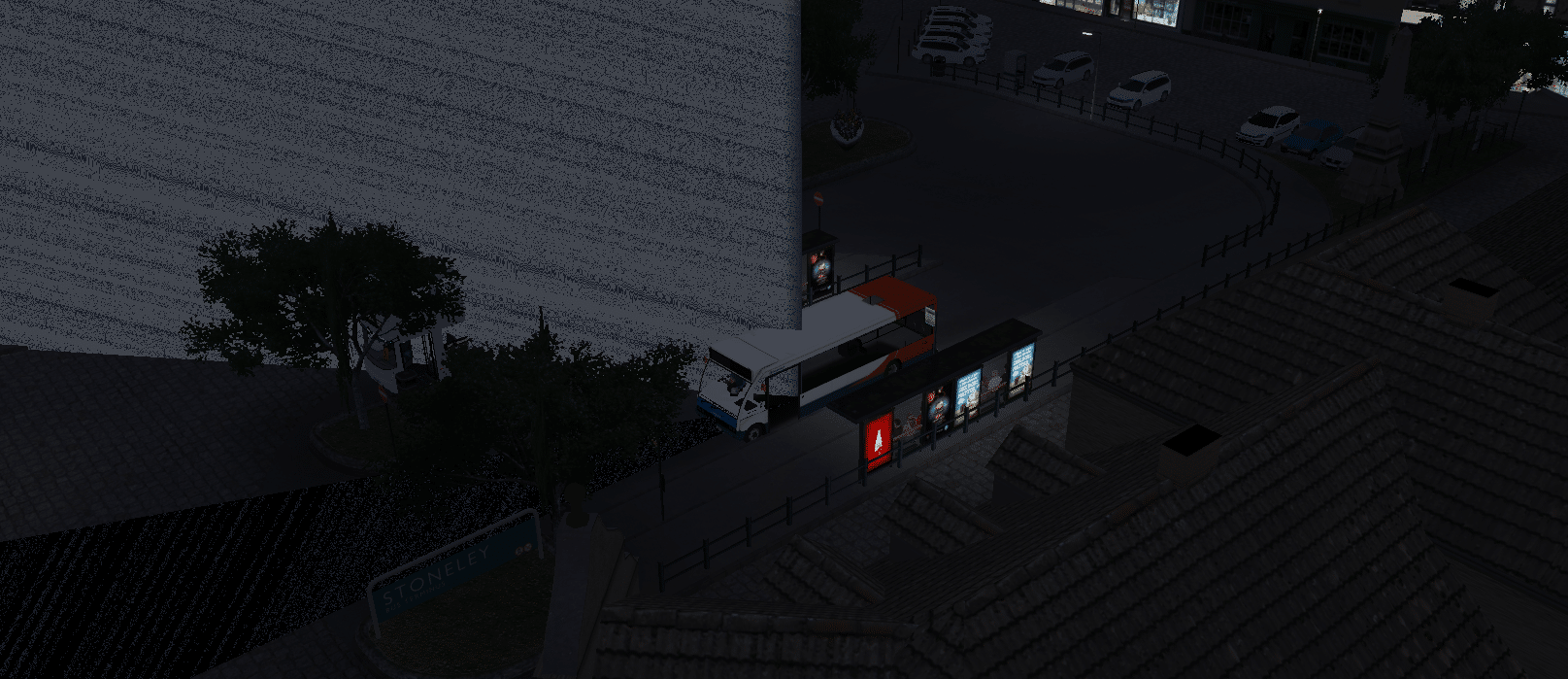 Buses spawn white, with grey line going through the map - OMSI ...